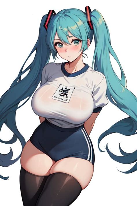 Thicc Hatsune Miku In Gym Cloths By Animelnk On Deviantart