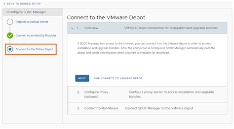 Vmware Cloud Foundation Sddc Manager Day 1 Configurations Connect To An Online Depot Captainvops