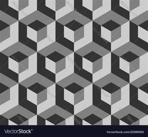 Abstract Monochrome Pattern With Overlapping Vector Image