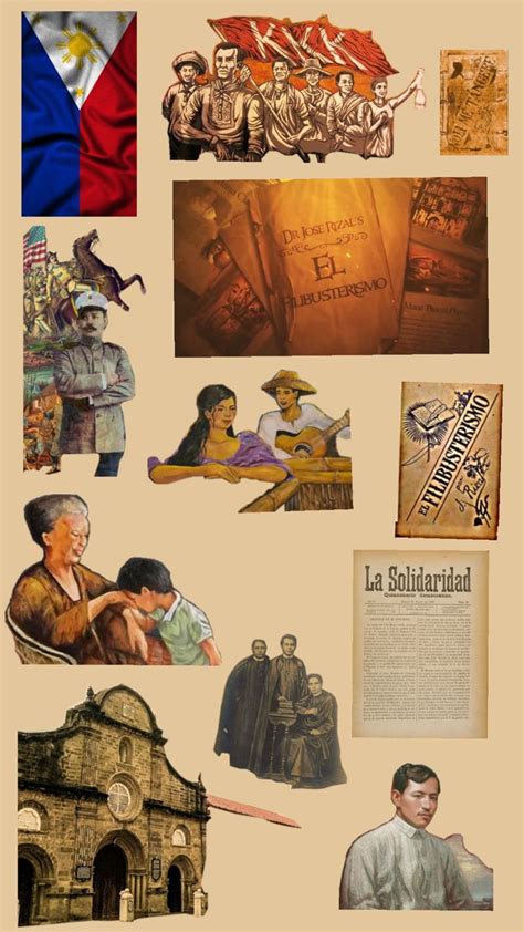 History Of Philippines Collage Collage Of Historical Figures In