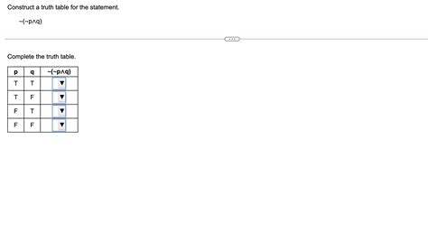 Solved Construct A Truth Table For The Statement T S V U Chegg