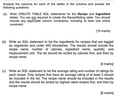 Solved 2 The Following Database Schema Shows A Subset Of