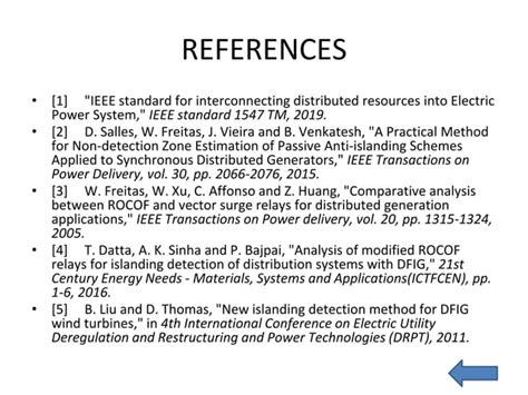 Final Pm Revised Presentation Of Islanding Detection Of Grid Connected 2 Pptx