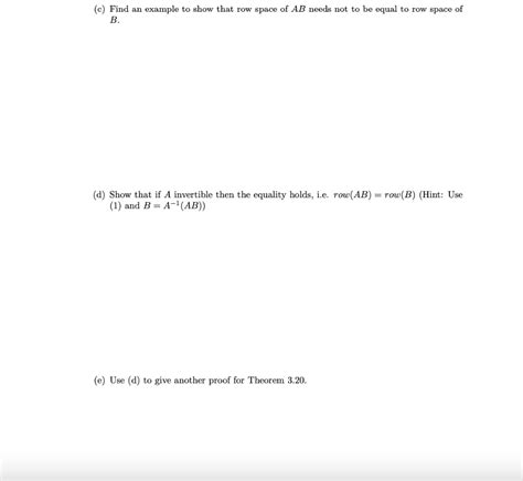 Solved Marks Let A And B Be Two Matrices Whose Chegg Com