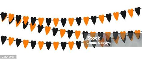 할로윈 화환 와 마음 와 고립된 통하고 있는 백색 배경 바탕 말이야 엽서 전단지 또는 배너에 대 한 Halloween 개념에 대 한 벡터 요소 0명에 대한 스톡 벡터 아트