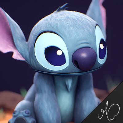 Artstation Stitch Liloandstitch Fan Art