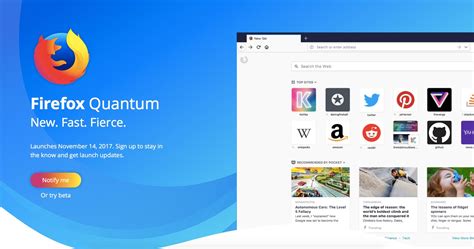 Firefox Quantum Next Generation Web Browser Launches November 14 Beta