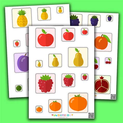 Printable Fruit Sorting By Size Activity For Kindergarten