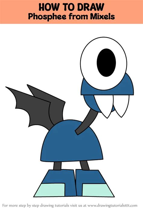 How To Draw Phosphee From Mixels Mixels Step By Step DrawingTutorials101 Com