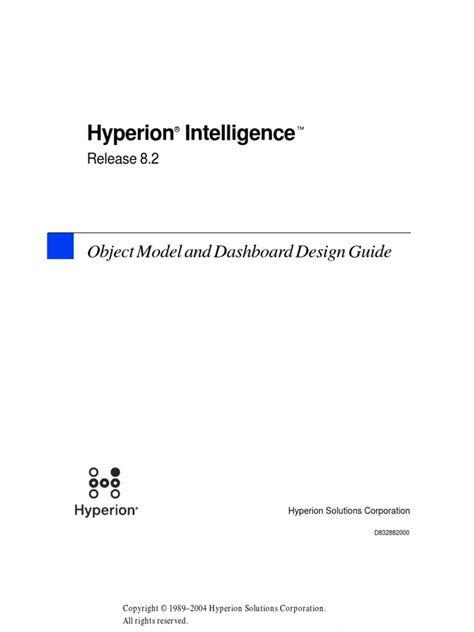 Hyperion Dashboard Pdf Scope Computer Science Scripting Language
