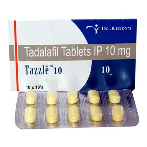 Tazzle 10mg Tadalafil Tablet At ₹ 169box Tadalafil Tablets In Nagpur