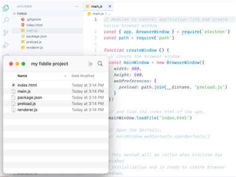 Electron Fiddle Electron