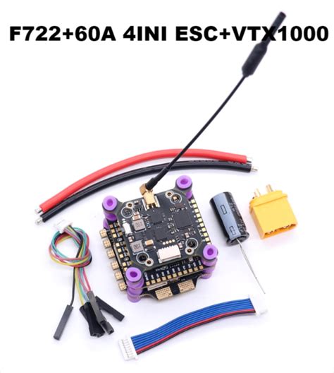 F722 F7 F745 V2 Flight Control 45a 60a 4ini Esc Vtx1000 Video 1080p