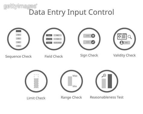 Data Entry Input Control For Sign Check Validity Check Field Check