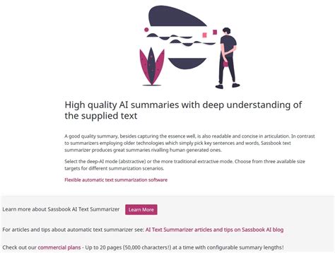 Sassbook Ai Summarizer And 30 Ai Summarizer Tools Sites Like Ai Summarizer