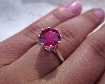 Red Ruby Rings Etsy