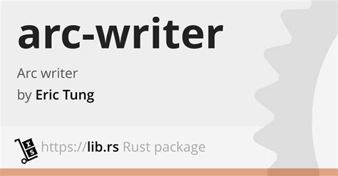 ArcWriter Rust Data Encoding Library Lib Rs