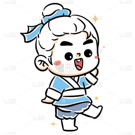 卡通q版 七夕情人节元素