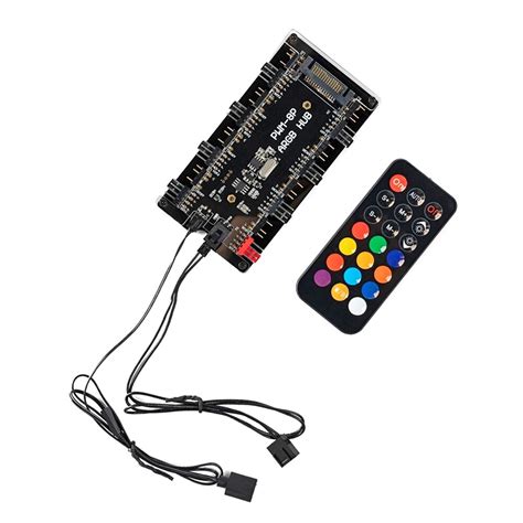 Remote Control PWM Fan Hub 8 Port 4 Pin PWM Fan 1 Vicedeal