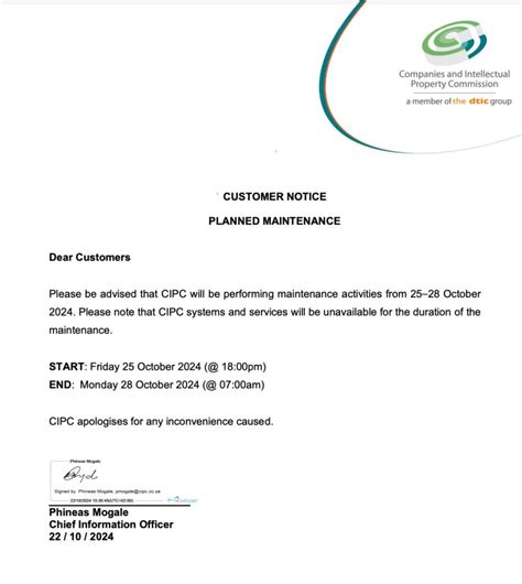Cipc Cipcnotice Infodocs