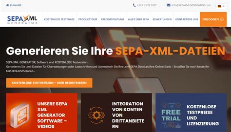 sepa xml generator website is now in french and german sepa xml generator