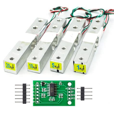 Wwzmdib 1kg5kg10kg20kg Load Cell Amplifierhx711 24 Bit Adc Weighing Sensor