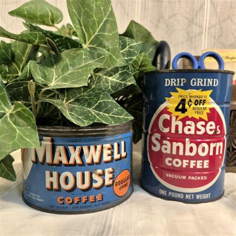 Maxwell House Coffee Can Etsy