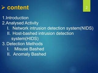 Intrusion Detection System IDS PPT