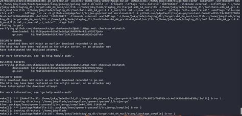 Verifying Shadowsocksgo Shadowsocks2v010gomod Checksum Mismatch · Issue 217