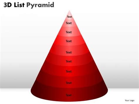 Sales Diagram Staged Red Triangle Diagram For Business Marketing Diagram