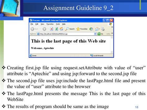 Ppt Web Programming With Servlets And Jsp Assignment Guideline