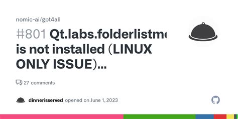 Qtlabsfolderlistmodel Is Not Installed Linux Only Issue