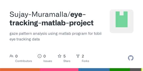 Github Sujay Muramallaeye Tracking Matlab Project Gaze Pattern