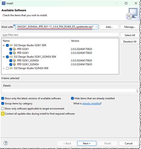 howto offline install s32k1 rtd 2 0 0 in s32ds v3 5 nxp community
