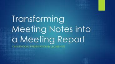 Multimodal Presentation Presentation Free To Download