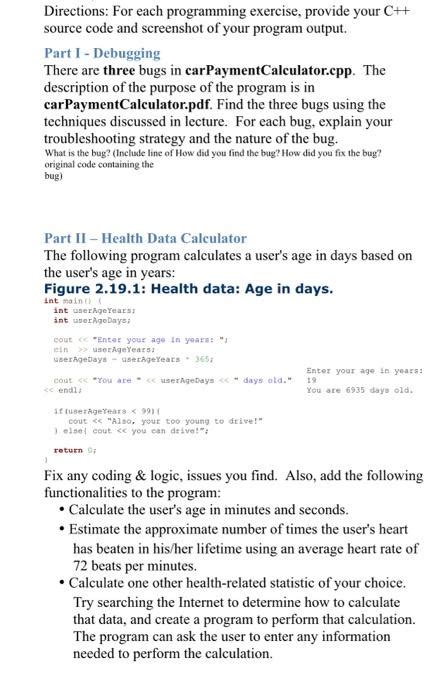 Solved Source Code And Screenshot Of Your Program Output
