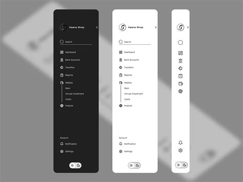 Sidebar Navigation Dark Mode Ui Design By Is Kasra On Dribbble