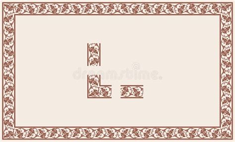 Rectangular Frame Ornament Design Corner And Border Design Pattern