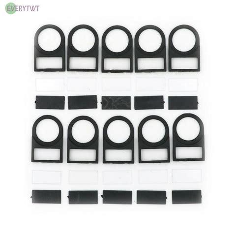 NEW Durable Push Button Switch Panel Label Frame 22mm Mounting Aperture Set Of 10pcs Shopee