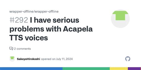 I Have Serious Problems With Acapela Tts Voices · Issue 292 · Wrapper Offlinewrapper Offline