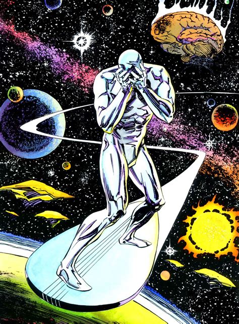 Silver Surfer By Bill Reinhold Sci Fi Art Scifi Cosmic