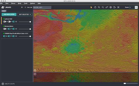 Beta Jmars Release Check Out Version 503 Jmars Java Mission Planning And Analysis For