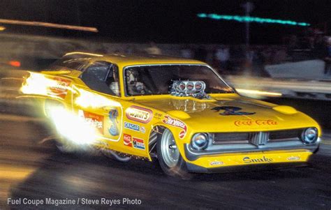 Steve Reyes Photo Fuel Coupe Magazine Funny Car Drag Racing Drag