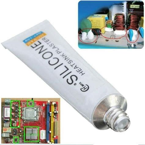 A10g Mini Toothpaste Tube For Foreign Trade Thermal Conductive Adhesive Curing Silicone Grease