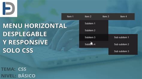 Crear Un Menú Horizontal Desplegable Con Efectos Solo Con Css Menú Desplegable Cursillo
