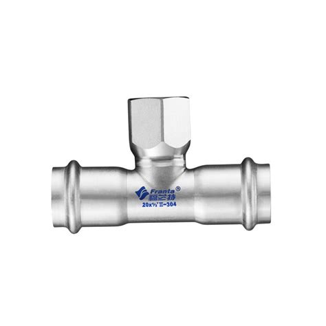 China Stainless Steel V Female Threaded Tee Fitting Manufacturers