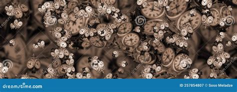 Large Set Of Vintage Clock Faces Texture Of Time Elegant Collection