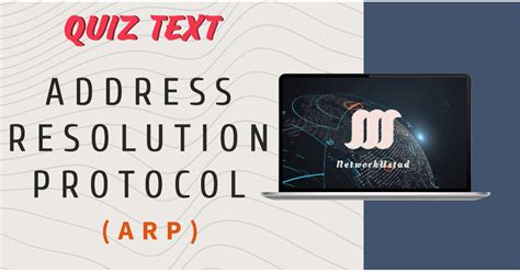 Address Resolution Protocol Arp Essential Network Concepts Explained