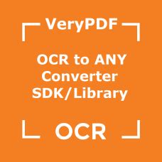 VeryPDF OCR To Any Converter SDK OCR SDK