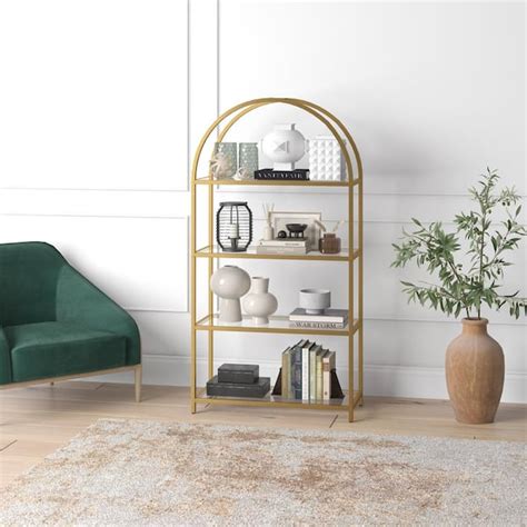 15 The Best Brass Bookcases Elevate Your Home With Metallic Grace